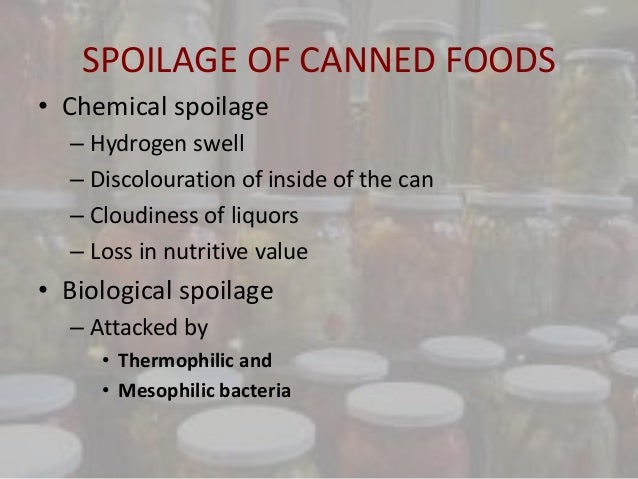 Food spoilage
