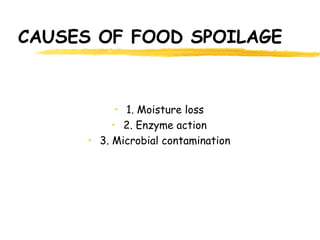 Food spoilage | PPT