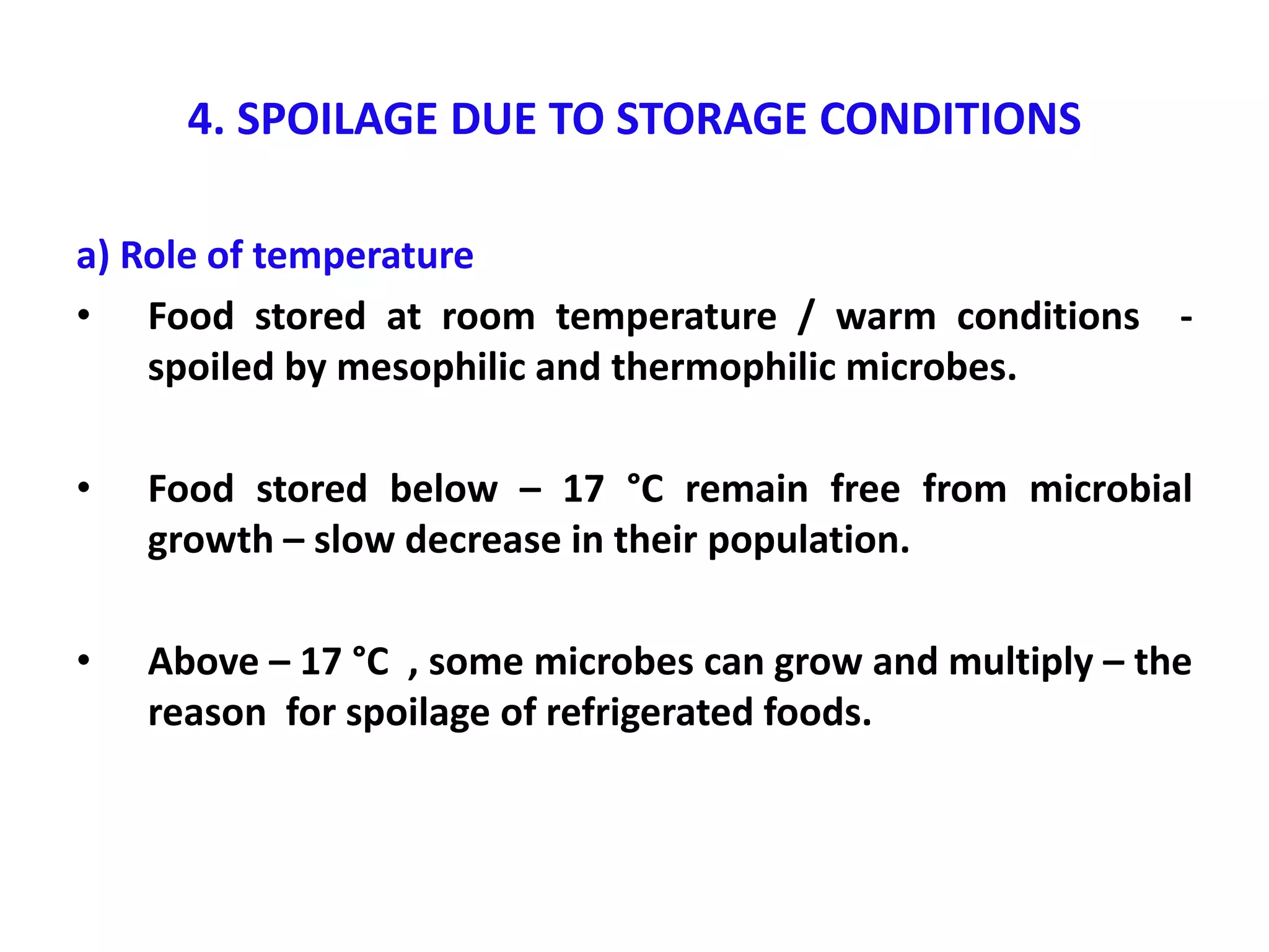 CAUSES OF FOOD SPOILAGE SMG | PPTX