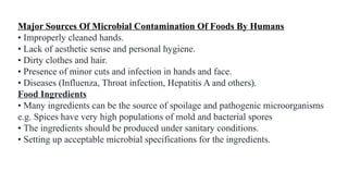 Microorganisms which are prevalent in food spoilage | PPTX