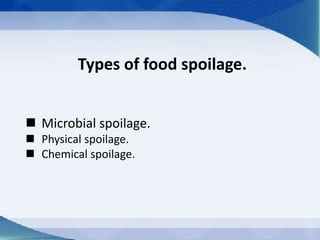Food spoilage by bacteria. | PPTX