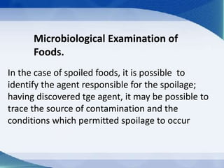 Food spoilage by bacteria. | PPTX