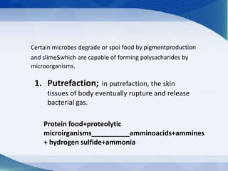 Food spoilage by bacteria. | PPTX