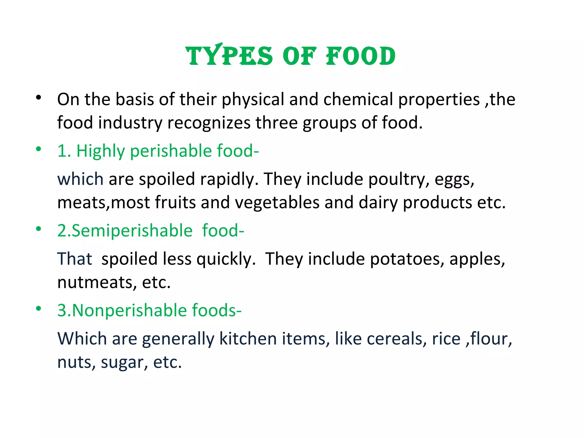 Food spoilage ppt document | PPT