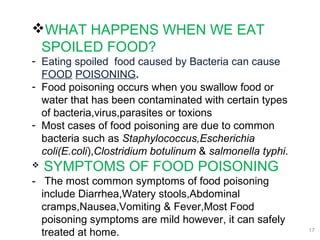 Food spoilage ppt document | PPT