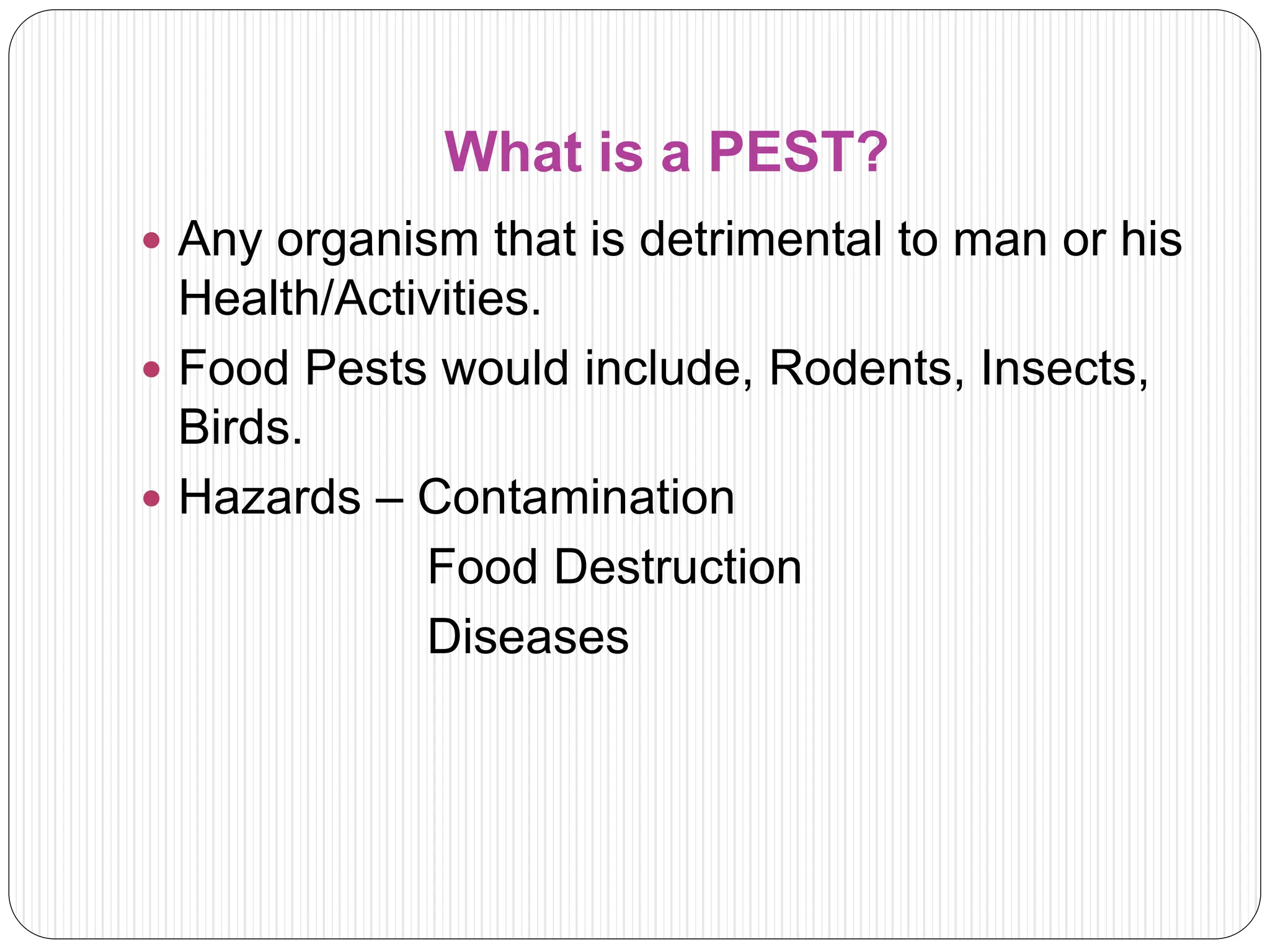 food spoilage Roddents Insects Birds.pptx