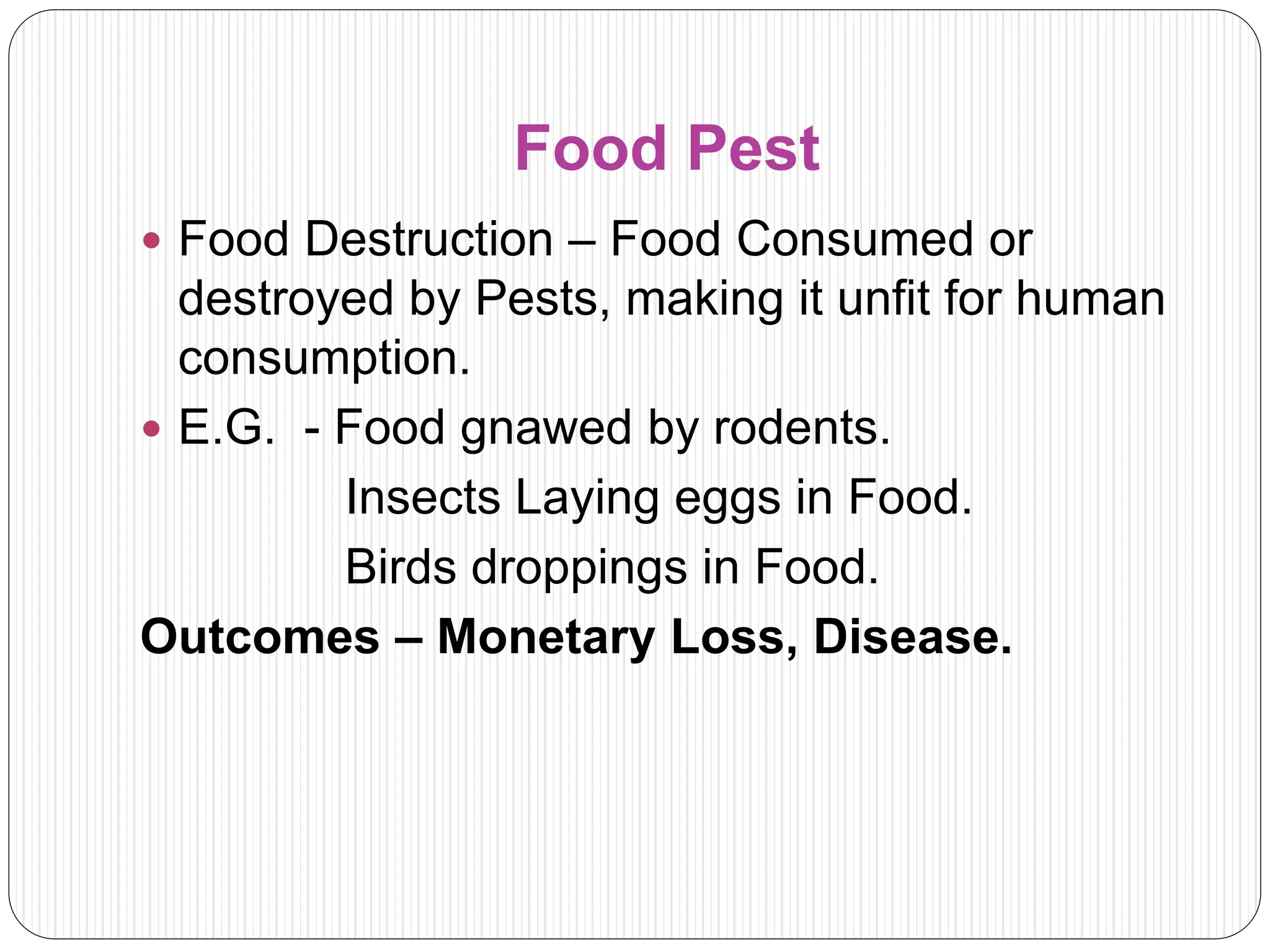 food spoilage Roddents Insects Birds.pptx