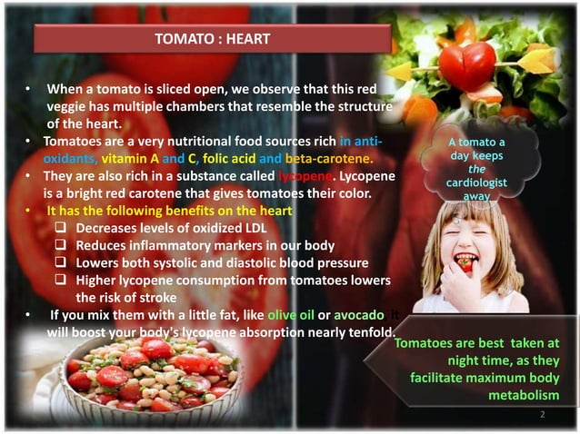 Foods Resembling Body Parts and their Associated Benefits | PPT