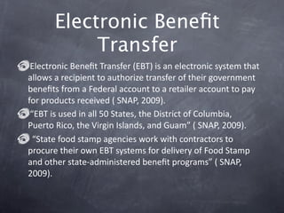 Food stamps | PPT