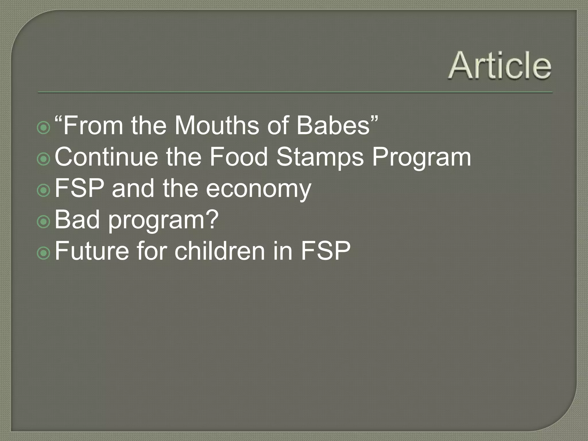 Food stamps meme | PPTX