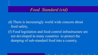 food standard, certification.pptx it contains useful information about ...
