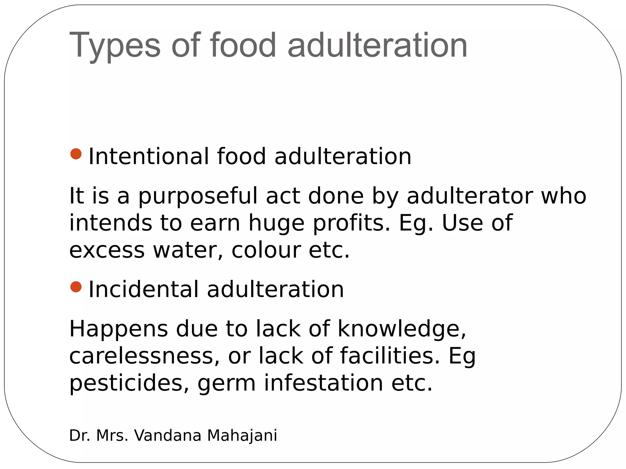 Food standards | PDF