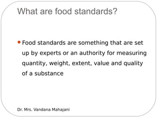 Food standards | PDF