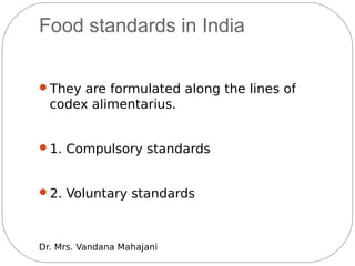 Food standards | PPT