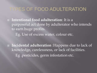 United College of Hotel Management | Food standards in India | PPTX