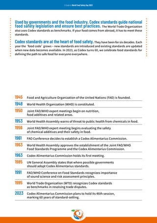 Food Standards save lives. | PDF