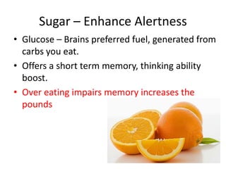 Foods that help you concentrate | PPT