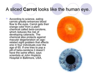 Foods That Look Like Body Parts They’re Good For | PPT | Pregnancy ...