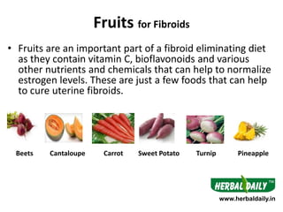 Foods to Eat & Avoid in Fibroids | PPT