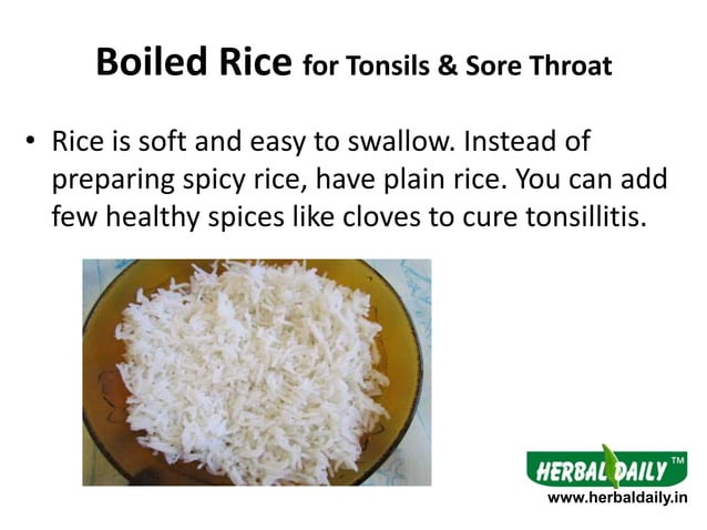 Foods to Eat & Avoid in Tonsils & Sore Throat | PPTX