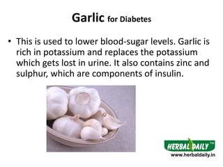 Foods to Eat in Diabetes | PPTX