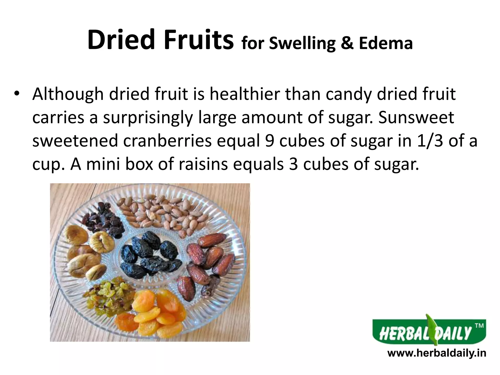 Foods to Eat in Swelling & Edema | PPTX | Nutrition | Healthy Living