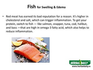 Foods to Eat in Swelling & Edema | PPTX