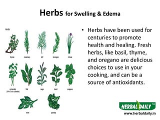 Foods to Eat in Swelling & Edema | PPT