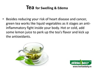 Foods to Eat in Swelling & Edema | PPTX