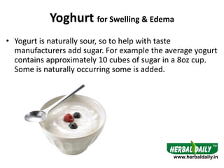 Foods to Eat in Swelling & Edema | PPT