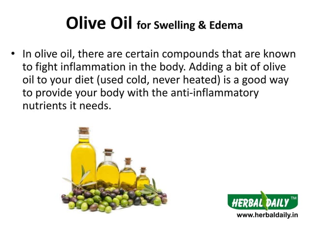 Foods to Eat in Swelling & Edema | PPTX | Nutrition | Healthy Living
