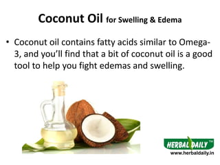 Foods to Eat in Swelling & Edema | PPTX