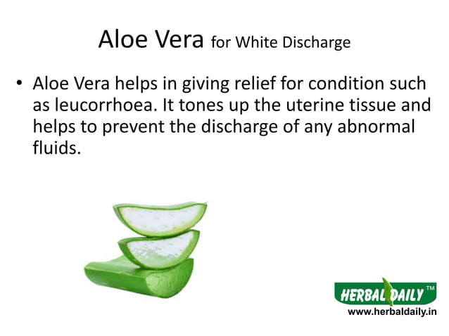 Foods to Eat in White Discharge | PPTX | Herbs and Supplements ...