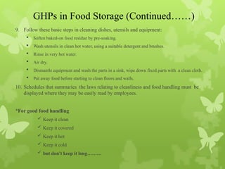 Food Storage, Good Plant Layout Design for Food Processing and Handling ...
