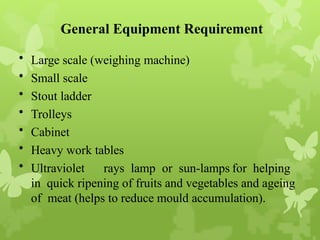 Food Storage, Good Plant Layout Design for Food Processing and Handling ...