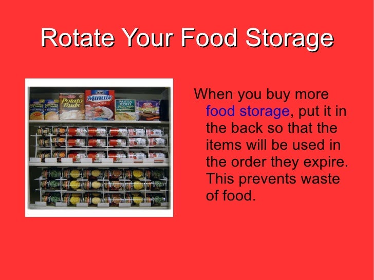 Food Storage Care