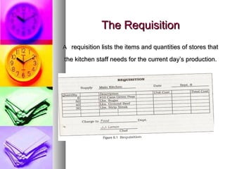 Food storing and issuing control | PPT