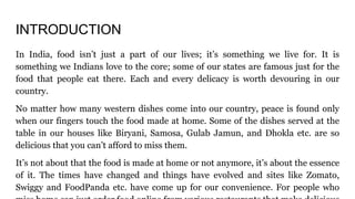Foods to taste in india | PPT