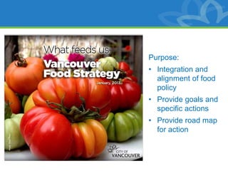 Food strategy update and highlights presentation - january 2014 | PDF