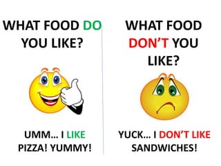 Food structures y1 | PPT