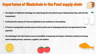 Food supply chain | PPTX