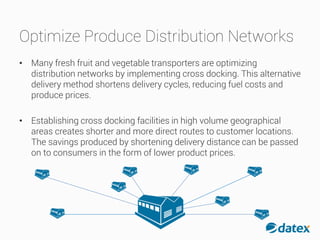 Food Supply Chain: Transporting Fresh Fruits & Vegetables | PDF