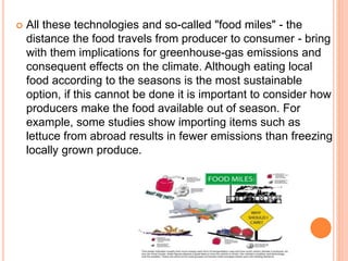 Food sustainability | PPTX