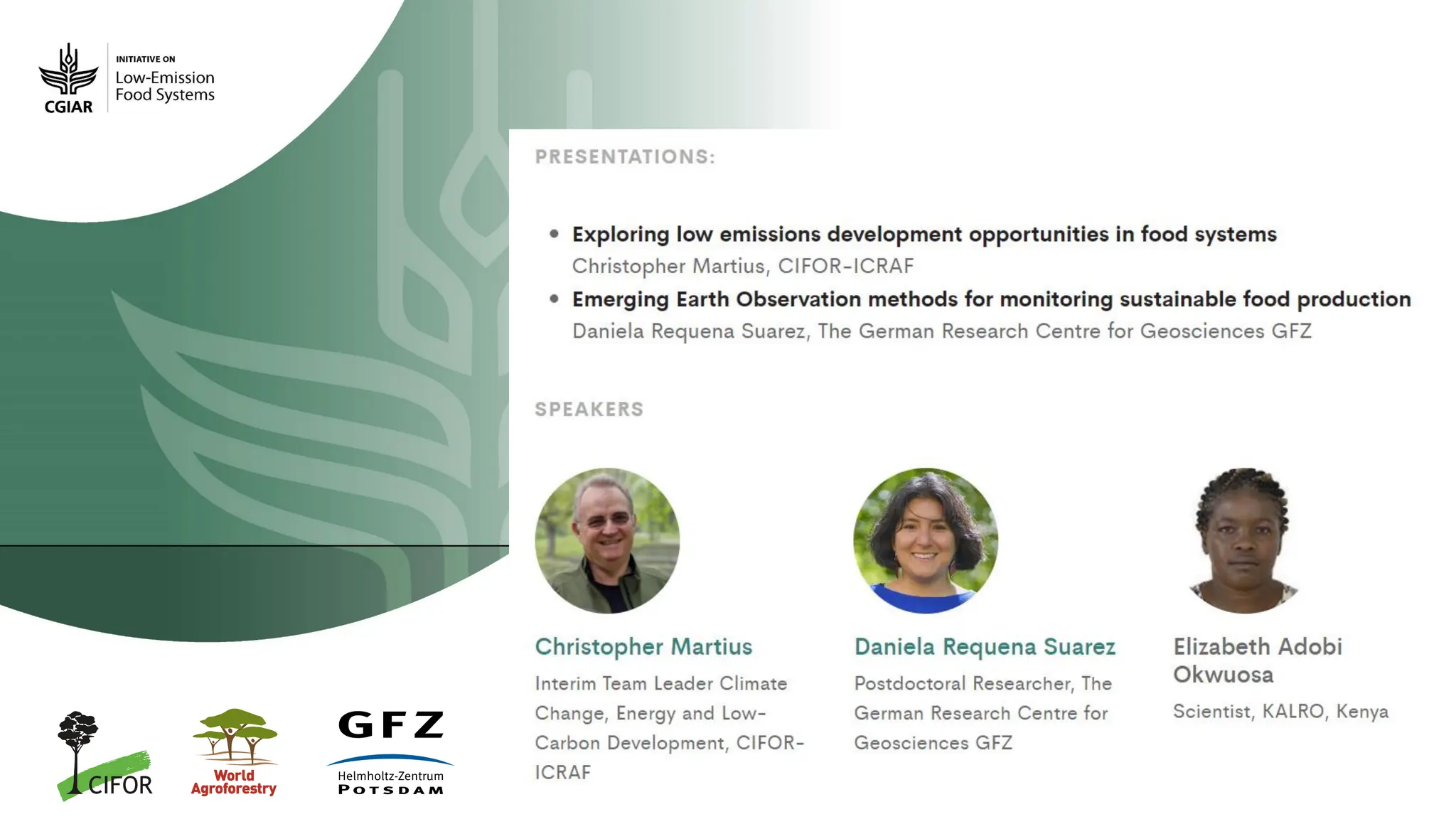 Exploring low emissions development opportunities in food systems | PPT