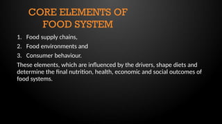Food systems Notes with its elements and more | PPTX