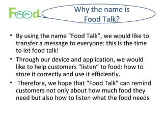 Food Talk Prototype | PPT