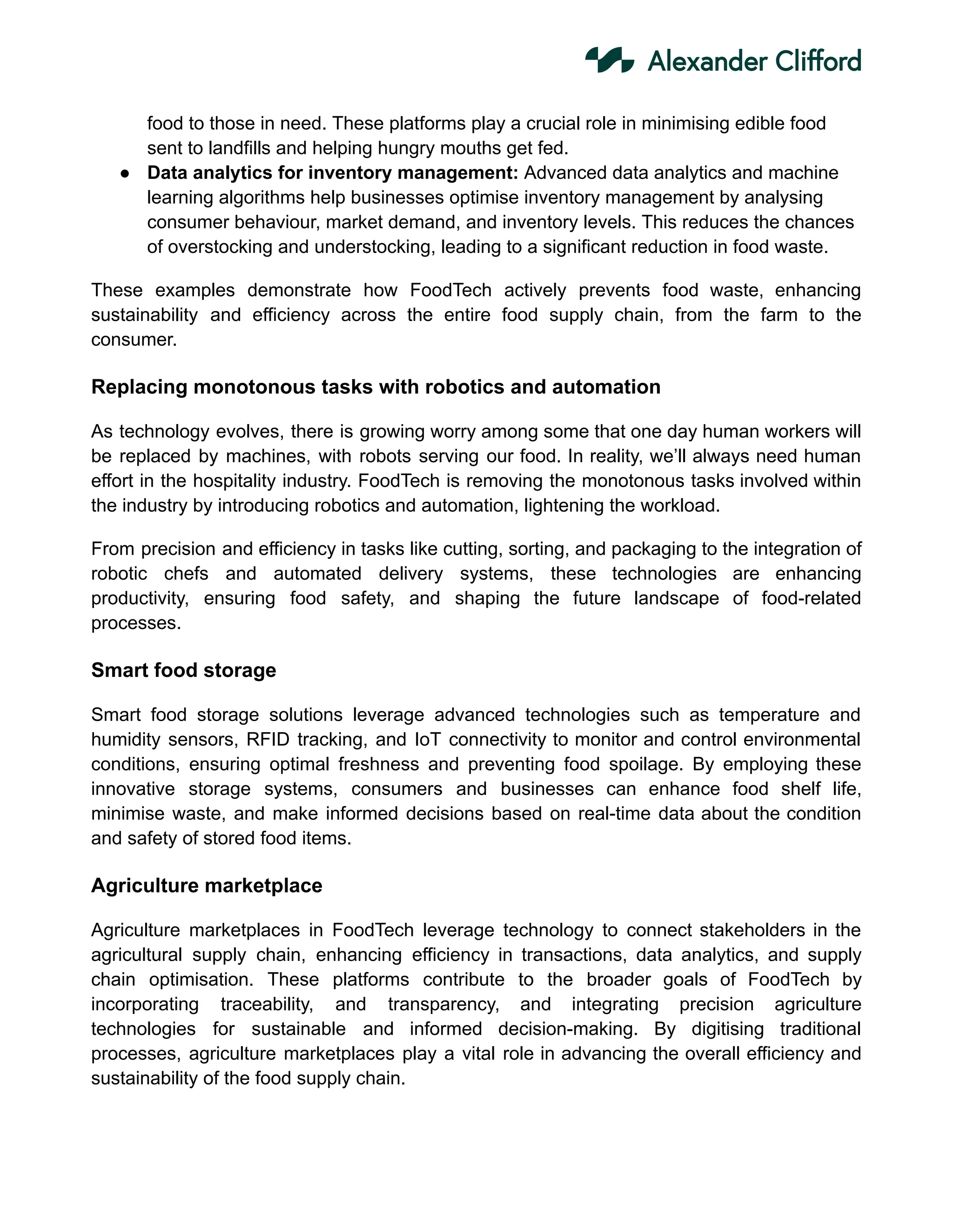 FoodTech 101: A beginner’s guide to the future of food | PDF