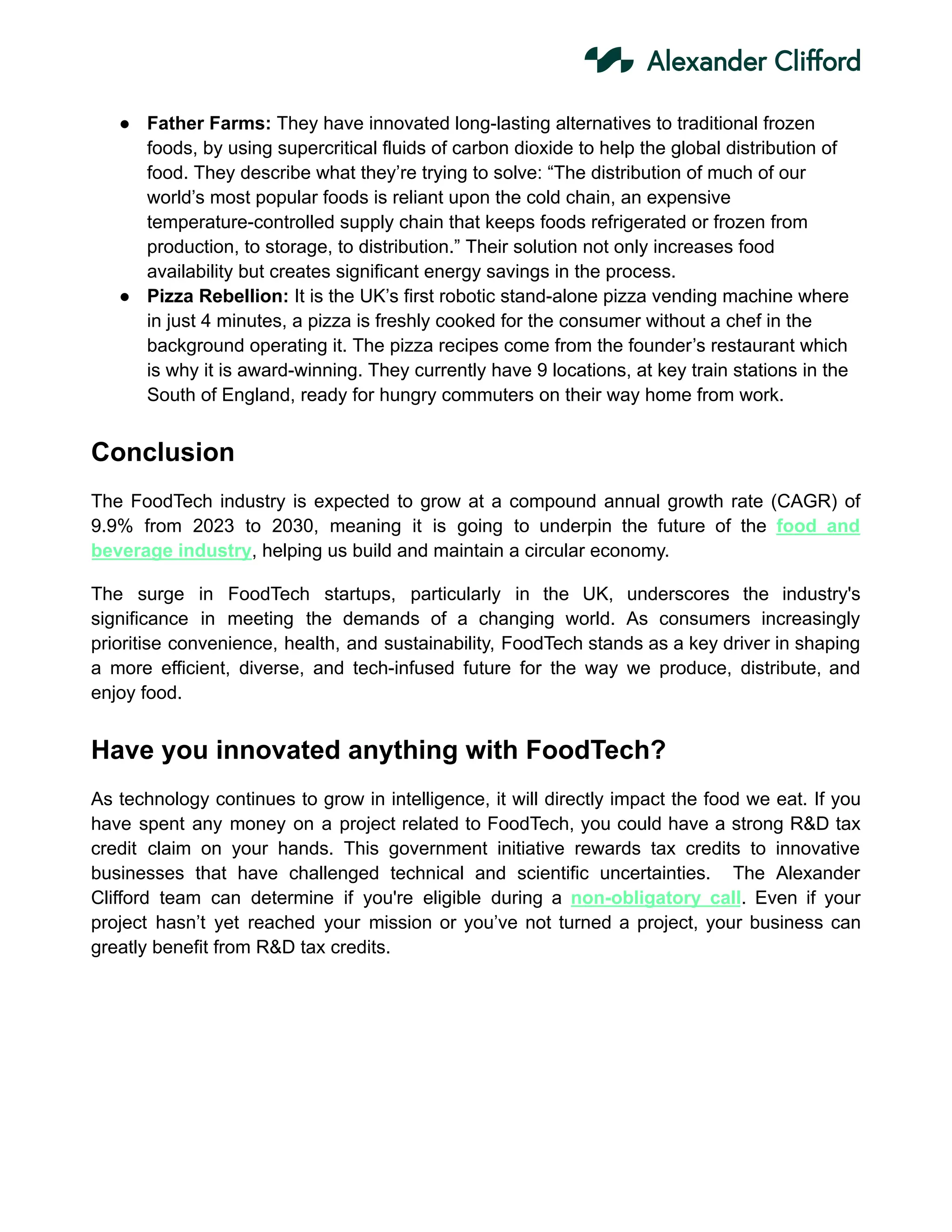 FoodTech 101: A beginner’s guide to the future of food | PDF