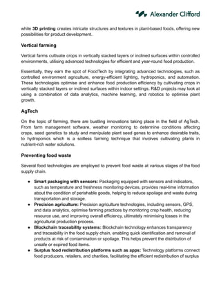 FoodTech 101: A beginner’s guide to the future of food | PDF