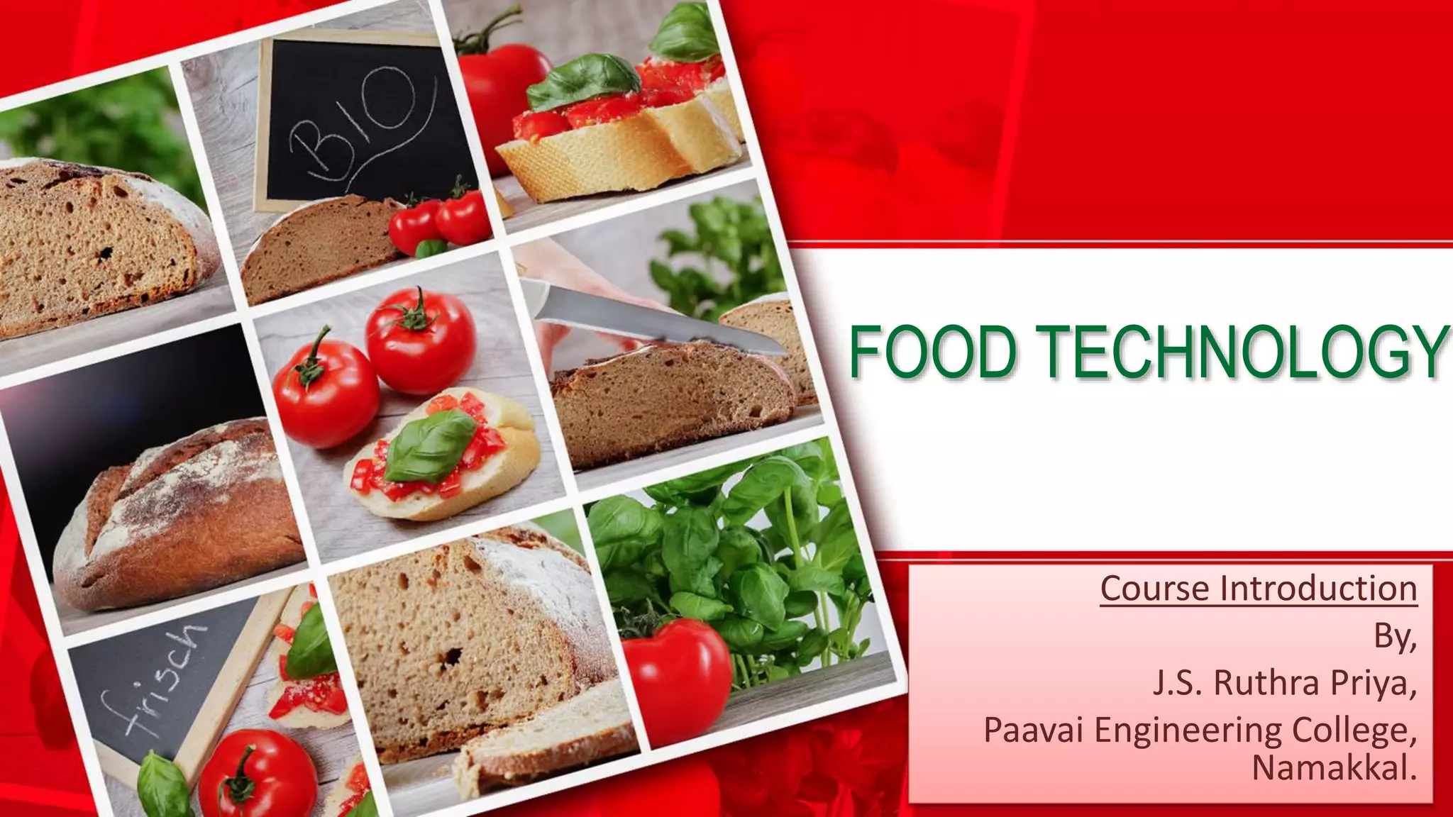Food technology | PPTX